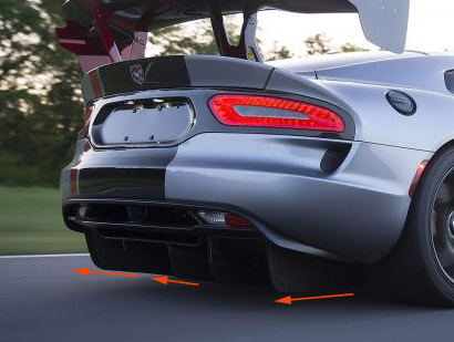 Rear diffuser – Drive Viper